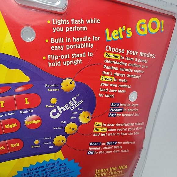 Whirl | Toys | Vintage 997 Cheerleader Spirit Cheer Machine Handheld ...